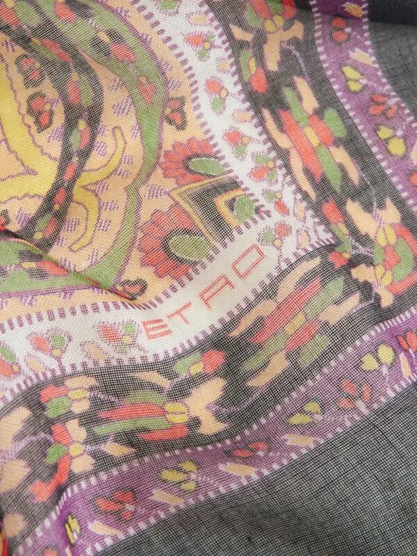 Etro Paisley-print Square Scarf - Pink