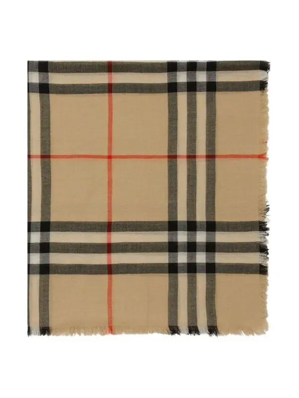 Burberry Vintage Check Wool Scarf