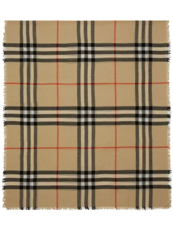 Burberry Vintage Check Wool Scarf