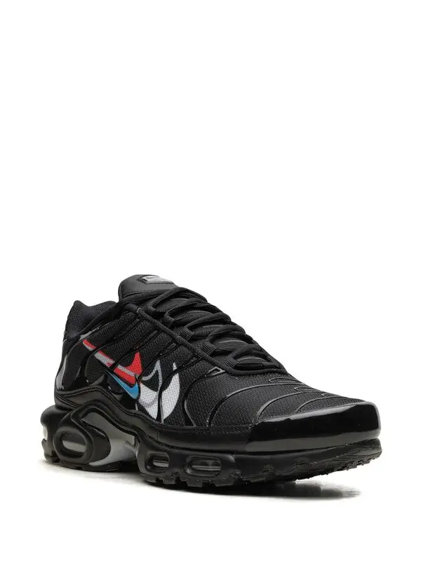 Nike Air Max Plus Multi Swoosh Sneakers Black Editorialist
