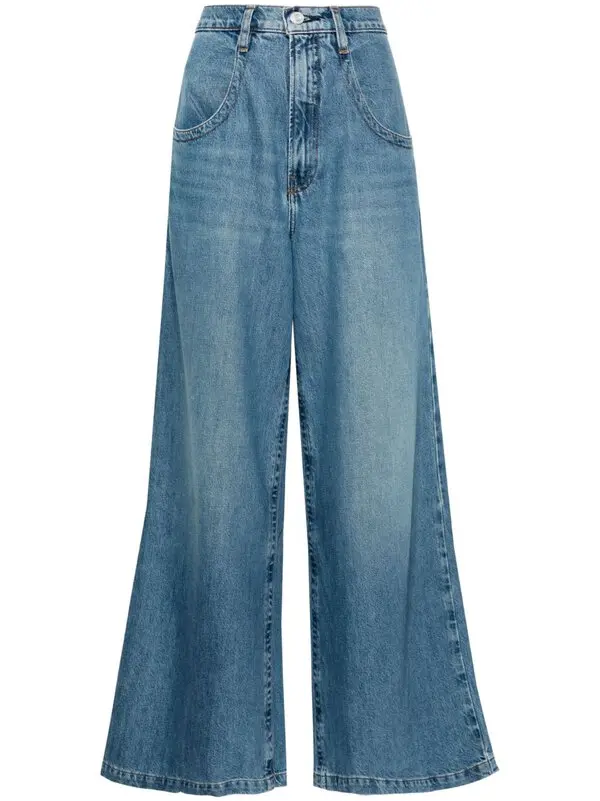 FRAME Skater High-rise Wide-leg Jeans