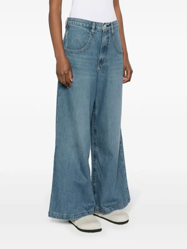 FRAME Skater High-rise Wide-leg Jeans