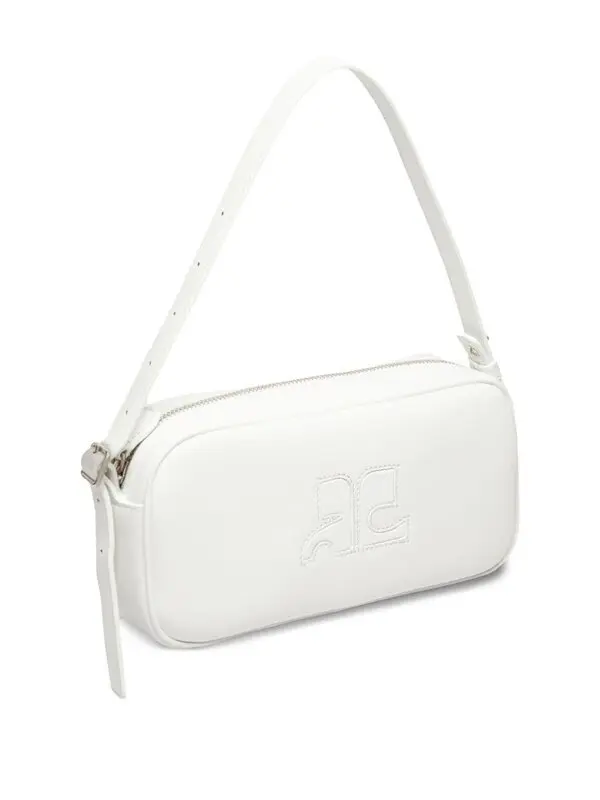 COURREGES Re-edition Leather Bag - White