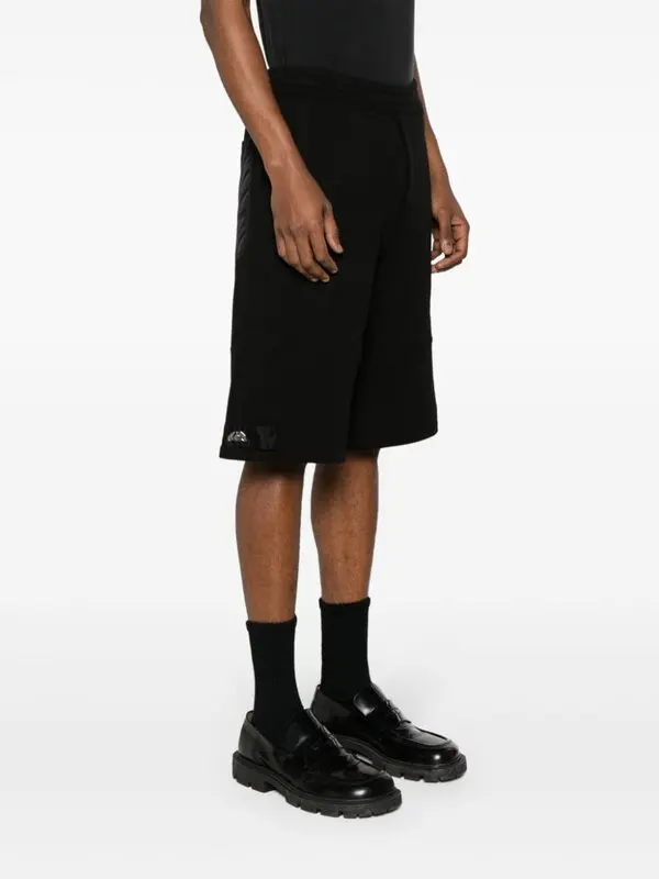 Alexander McQueen Logo-plaque Cotton Shorts