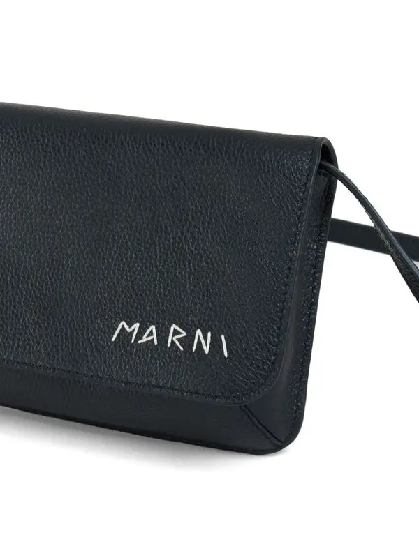 Marni Mending Leather Pochette Bag