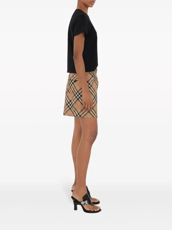 Burberry Vintage Check-print Shorts - Neutrals