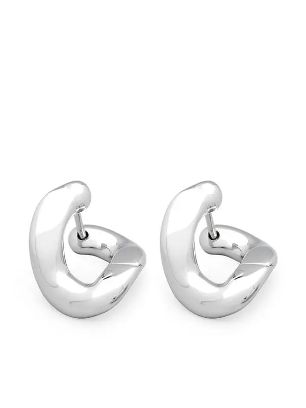 Tom Wood Dean Hoop Earrings - Silver