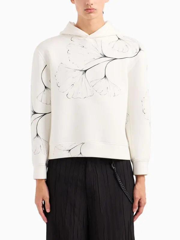 Emporio Armani Graphic Print Hoodie