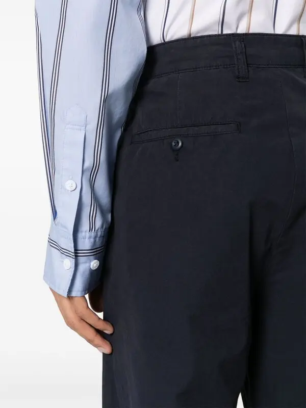 Carhartt Work In Progress Logo-appliqué Gabardine Trousers - Blue