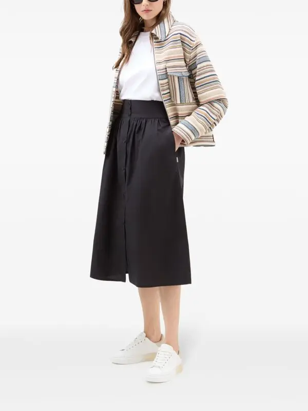 Woolrich A-line Midi Skirt - Black