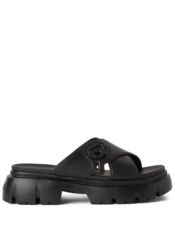 Karl Lagerfeld Ikon Nft Leather Mules
