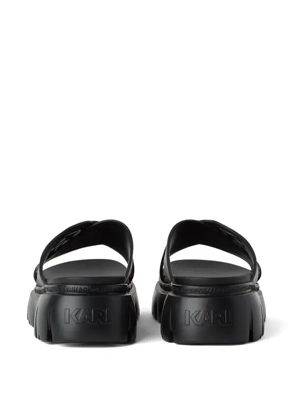 Karl Lagerfeld Ikon Nft Leather Mules
