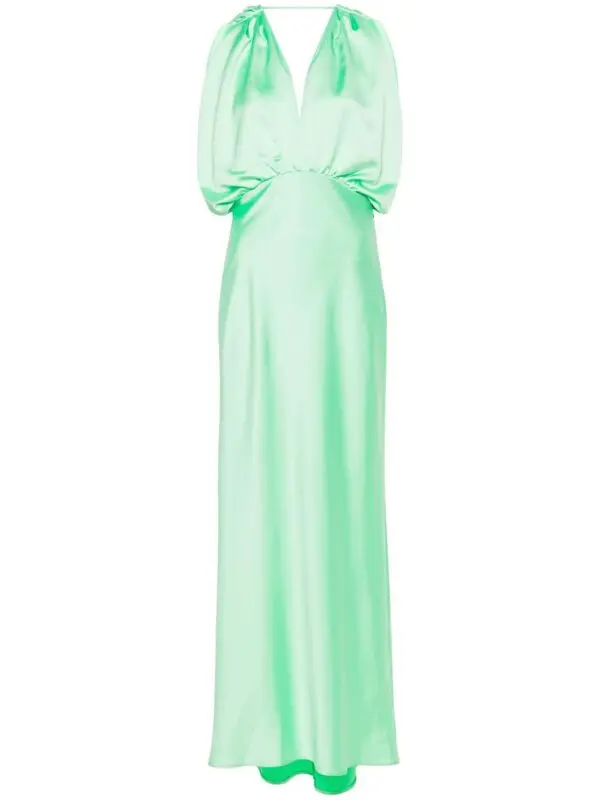 Pinko Dolcetto Satin Long Dress
