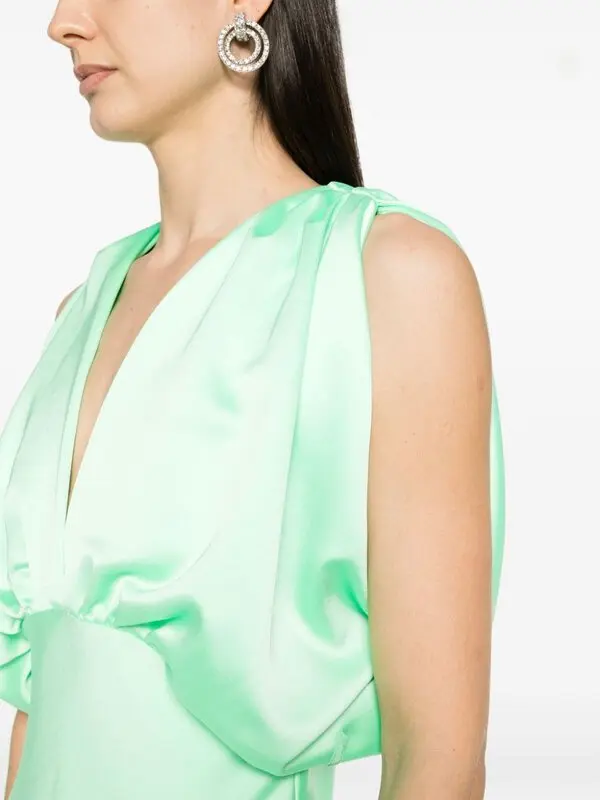 Pinko Dolcetto Satin Long Dress