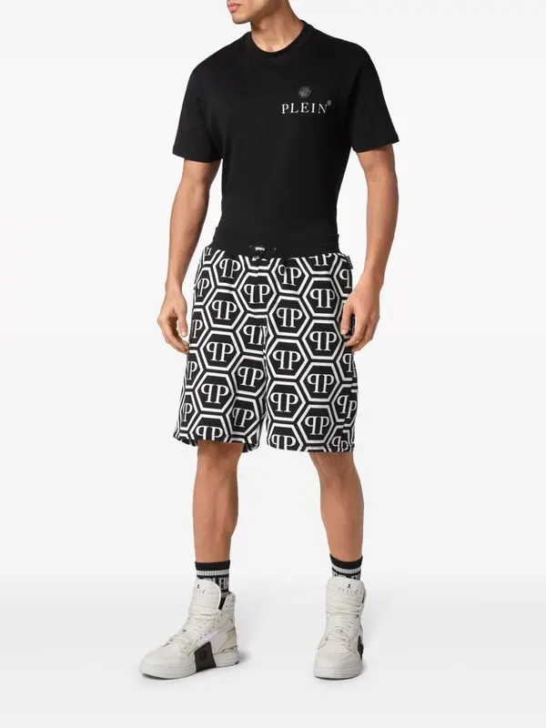 Philipp Plein Monogram Track Shorts