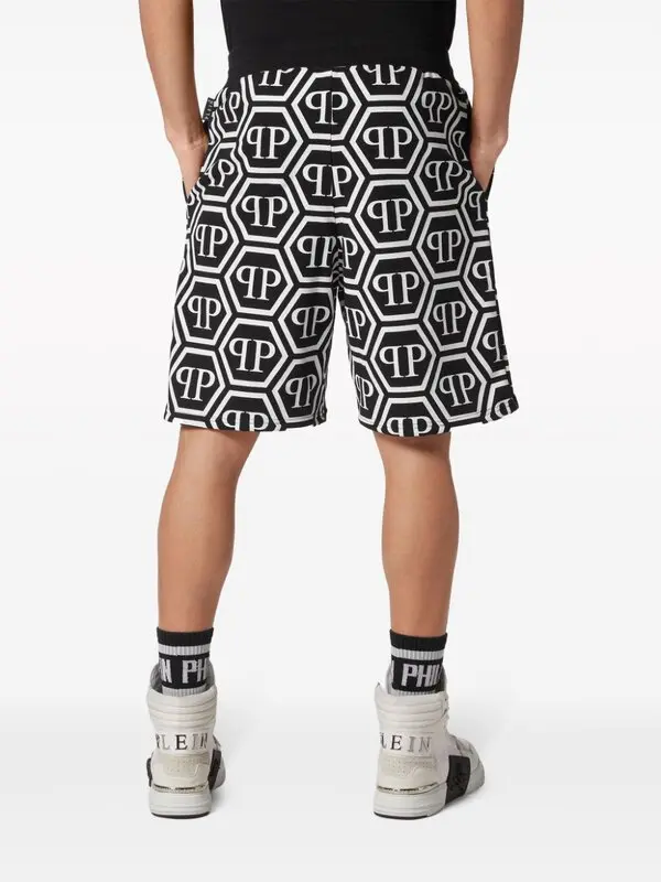 Philipp Plein Monogram Track Shorts