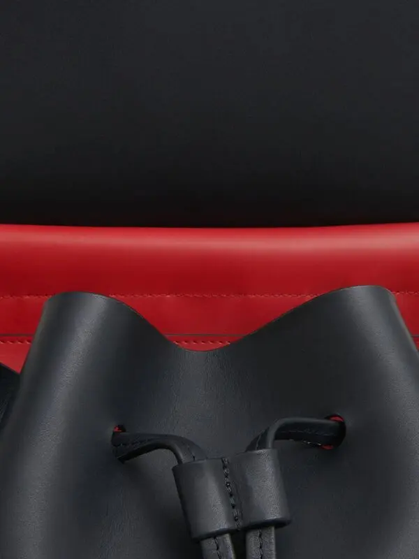 Mansur Gavriel Leather Backpack In Black - 20% Off  display picture 2