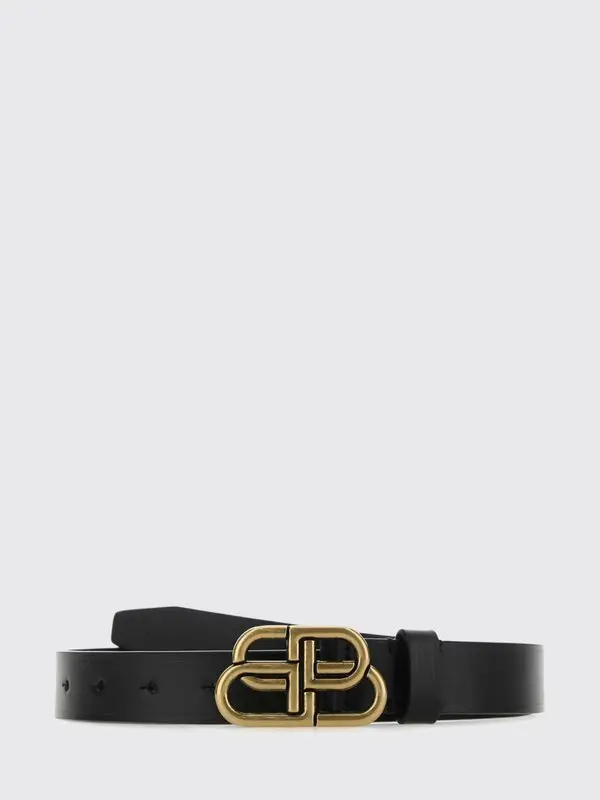 Balenciaga Logo Belt - Black