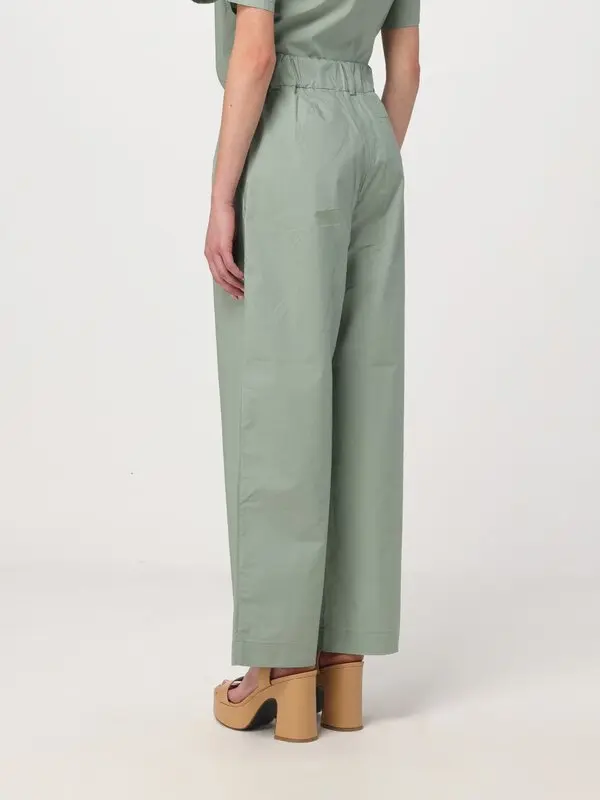 Woolrich Tailored Wide Leg Trousers - Sage