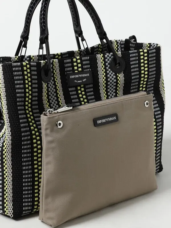 Emporio Armani Woven Tote Bag