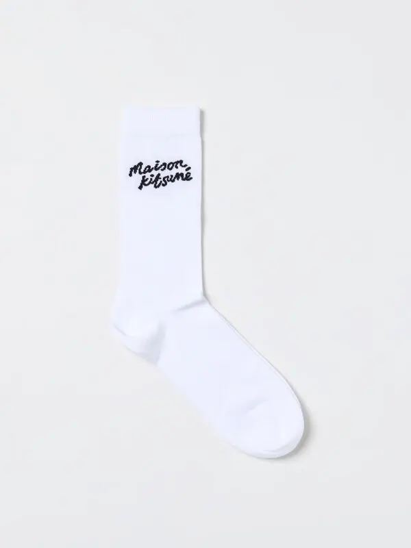 Maison Kitsuné Socks - White