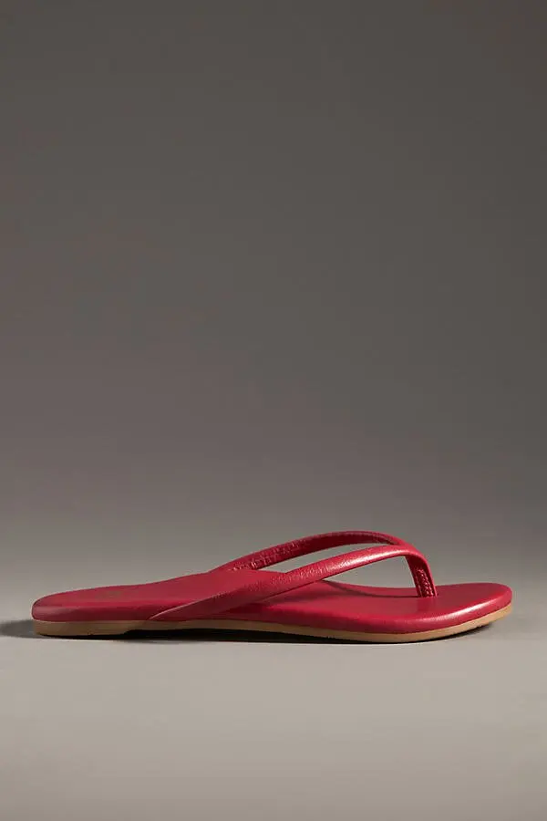 Beek Sunbeam Thong Sandals - Lipstick Red