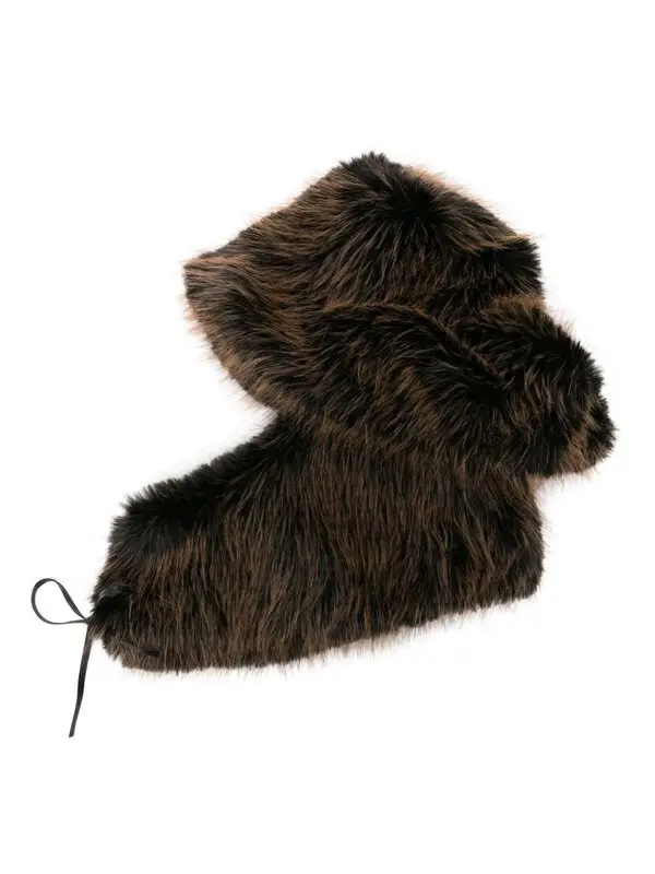 LANVIN X Future Faux-fur Hat - Black