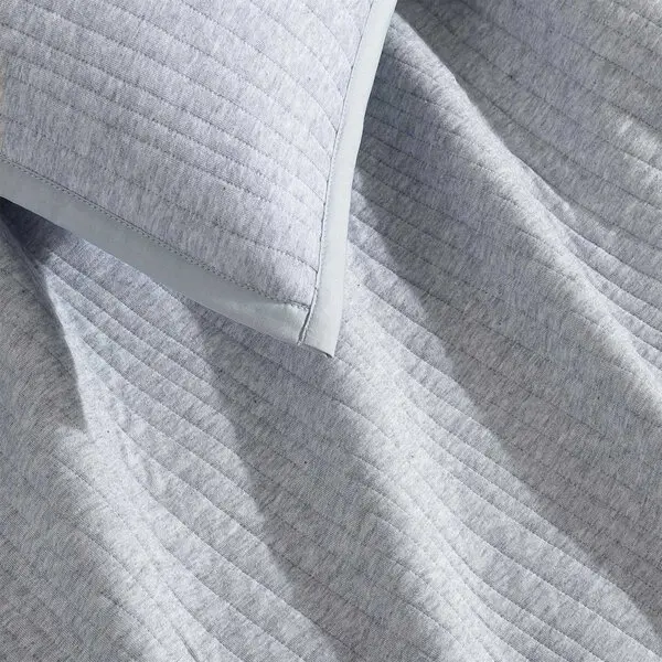 Calvin Klein Modern Ribbed Jersey 3 Piece Duvet Cover Set
