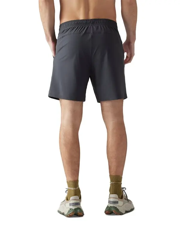 RHONE Pursuit 7" Drawstring Shorts - Asphalt