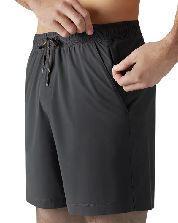 RHONE Pursuit 7" Drawstring Shorts - Asphalt