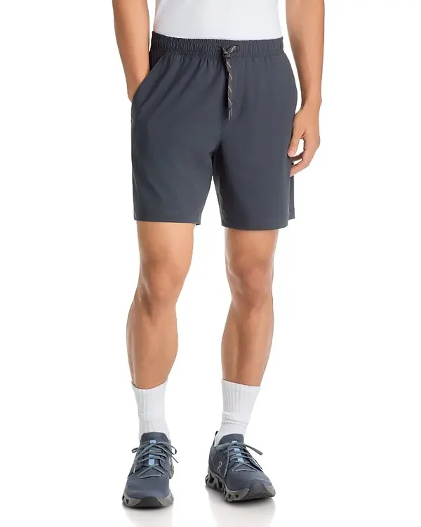RHONE Pursuit 7" Drawstring Shorts - Dark Asphalt