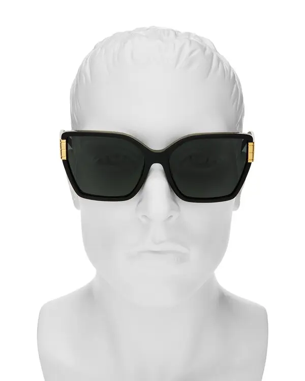 Tory Burch Flat Eleanor Square Sunglasses