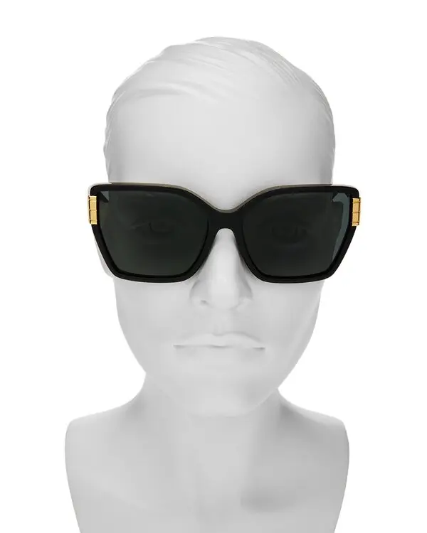 Tory Burch Flat Eleanor Square Sunglasses