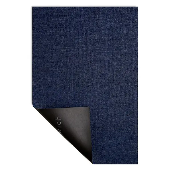 CHILEWICH Solid Shag Floor Mat, 36 X 60 - Indigo