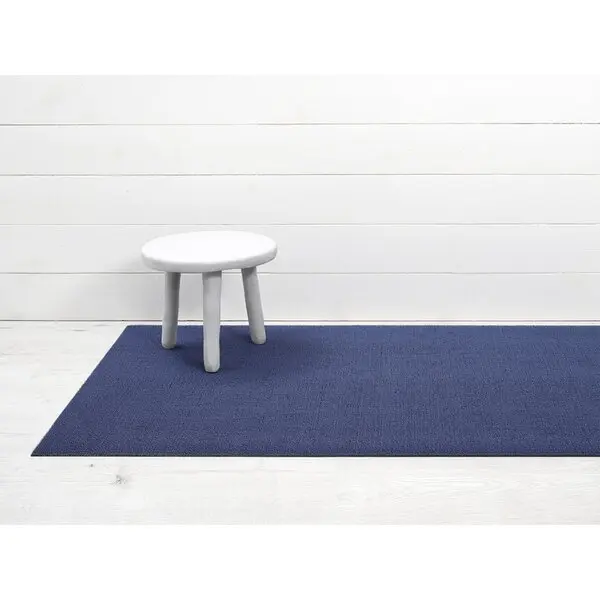 CHILEWICH Solid Shag Floor Mat, 36 X 60 - Indigo