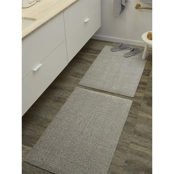 CHILEWICH Solid Shag Utility Mat, 24 X 36 - Snow