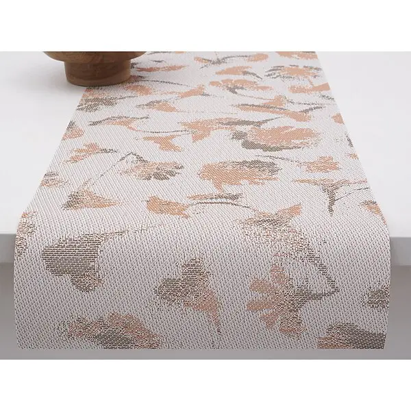 CHILEWICH Botanic Jacquard Table Runner, 14 X 72 - Sesame