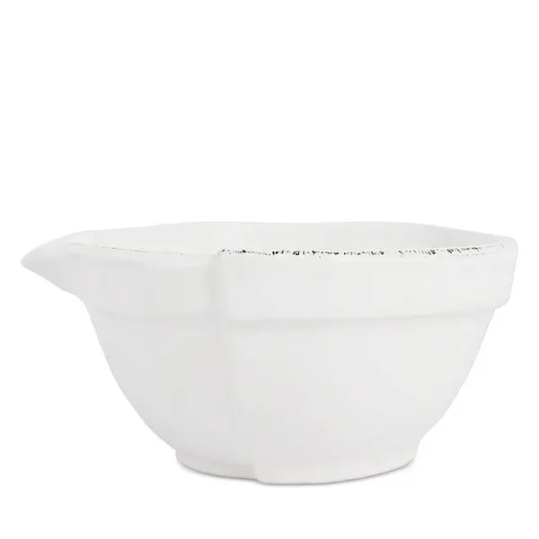 VIETRI Lastra Small Mixing Bowl - White