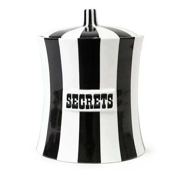 Jonathan Adler Secrets Canister - Black