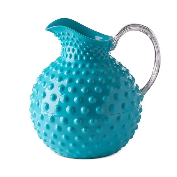 MARIO LUCA GIUSTI Rosetta Pitcher - Turquoise