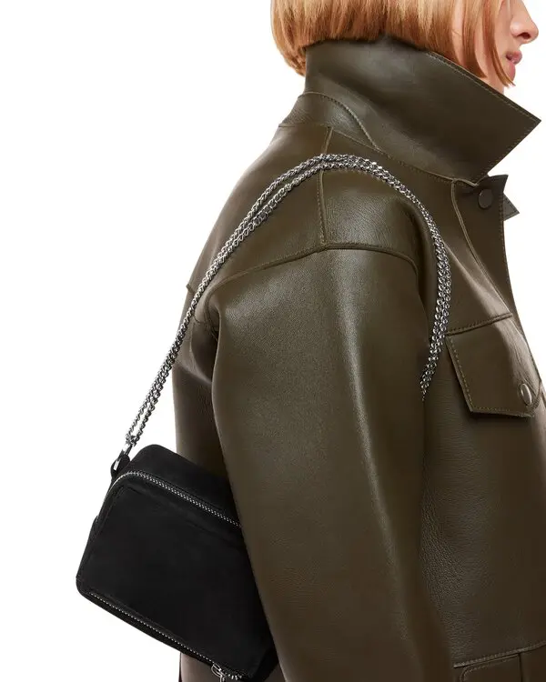 Whistles Bibi Suede Mini Crossbody Bag