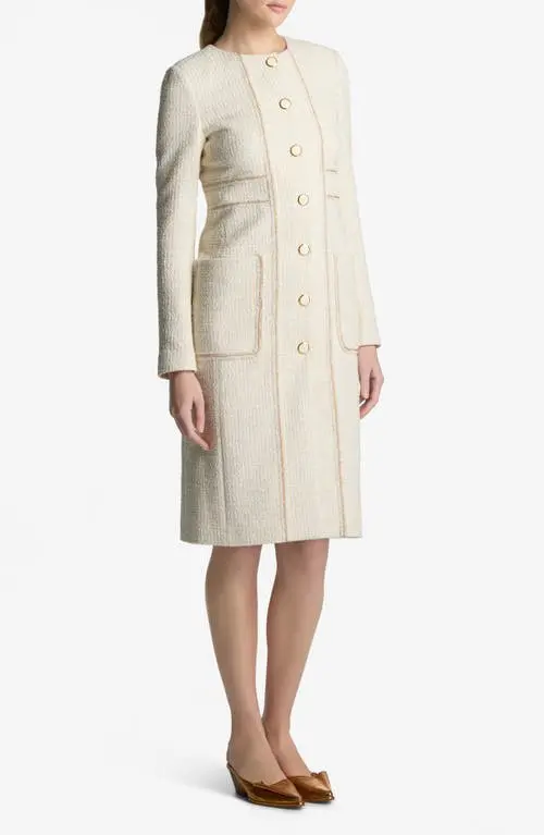 St. John Chain Trim Longline Jacket