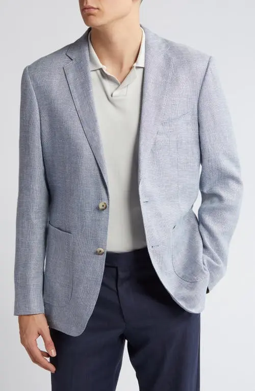 Rodd & Gunn The Cascades Slub Linen & Wool Sport Coat - Sky