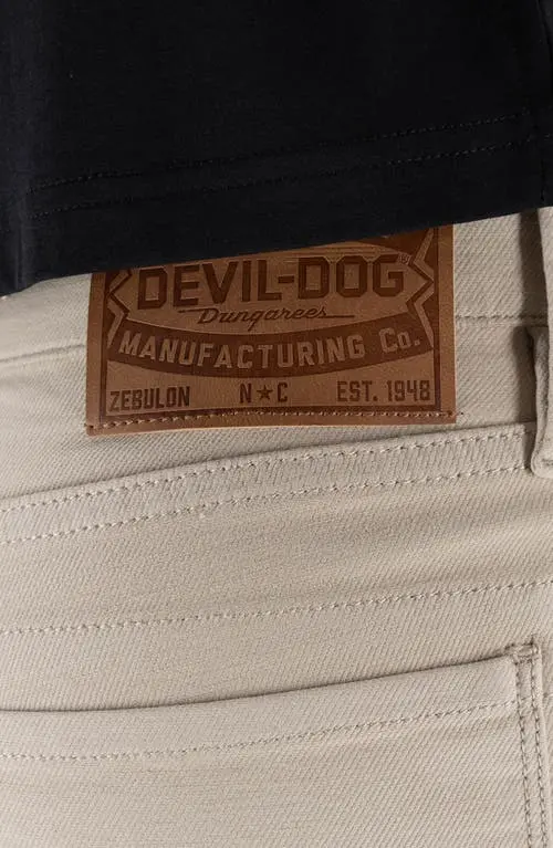 DEVIL-DOG DUNGAREES Comfort Slim Fit Jeans - Putty