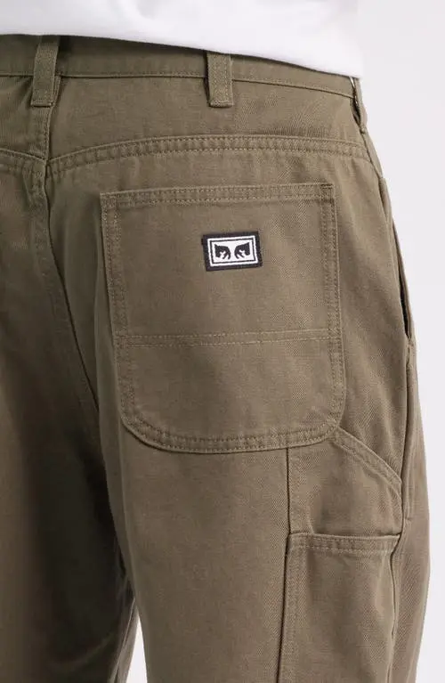 Obey Hardwork Carpenter Pants - Tea Leaf