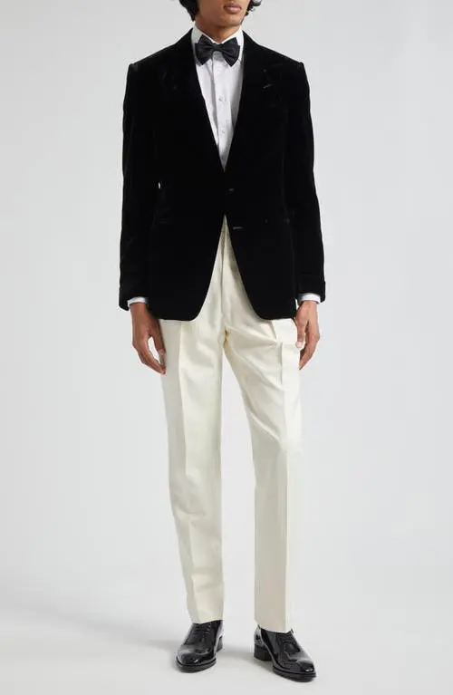 TOM FORD Shelton Fluid Velvet Cocktail Jacket