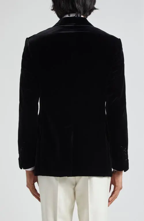 TOM FORD Shelton Fluid Velvet Cocktail Jacket
