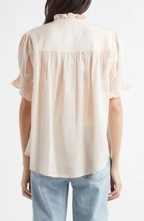 Mille Marnie Floral Blouse - Blush