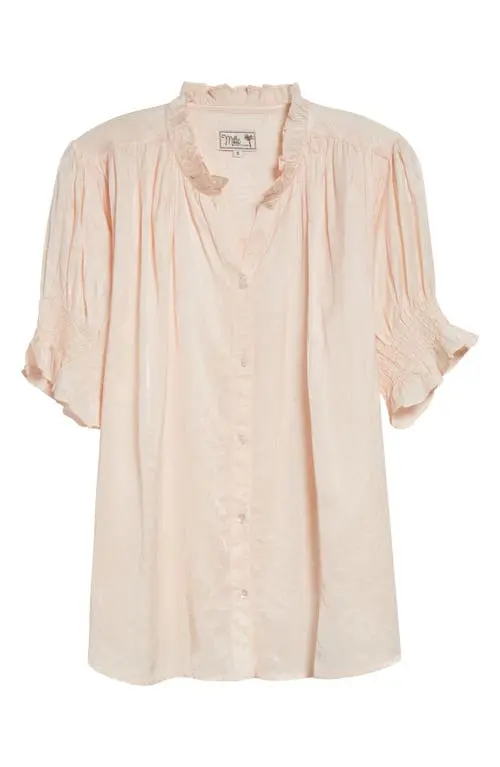 Mille Marnie Floral Blouse - Blush