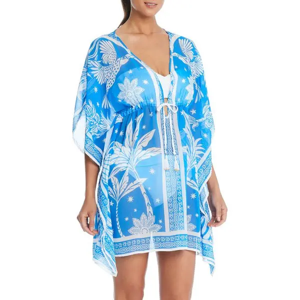 BLEU BY ROD BEATTIE Cover-up Caftan - Big Sur Bleu